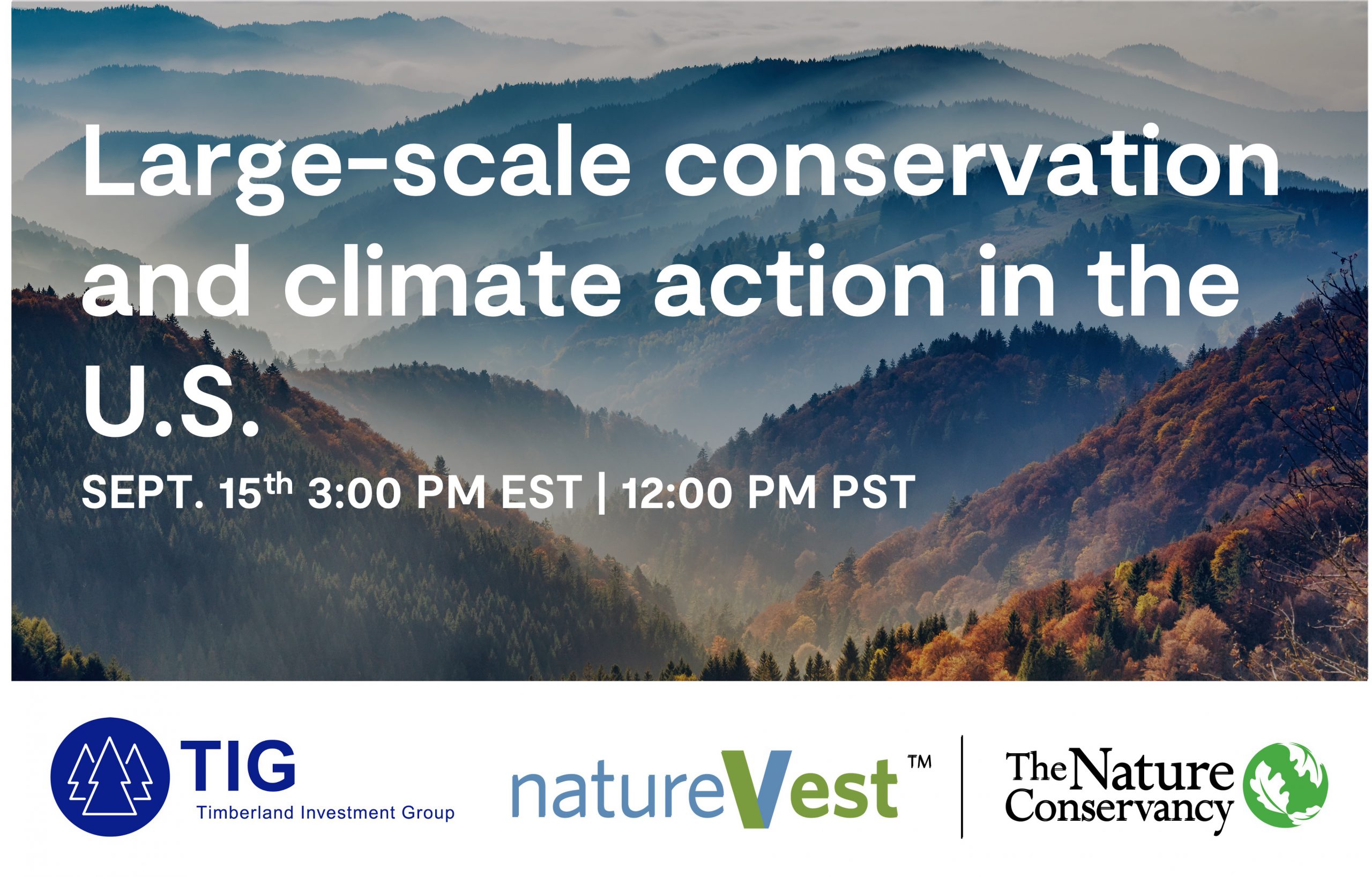 Recording: Large-scale conservation and climate action in the U.S. - TIG